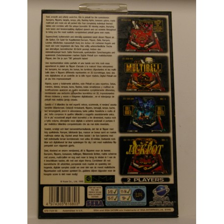 JUEGO DE SEGA SATURN DIGITAL PINBALL