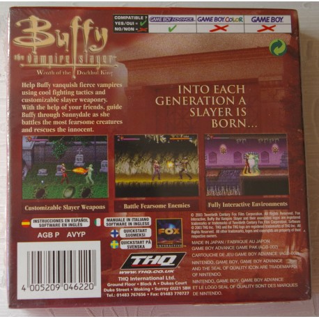 comprar buffy the vampire slayer game boy advance