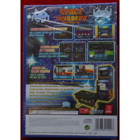 comprar SPACE INVADERS ANNIVERSARY ps2