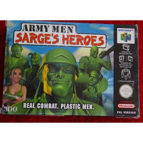 comprar JUEGO DE NINTENDO 64 ARMY MEN SARGE´S HEROES