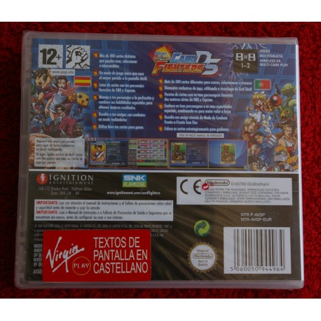 comprar JUEGO DE NINTENDO DS SNK vs CAPCOM CARD FIGHTERS DS